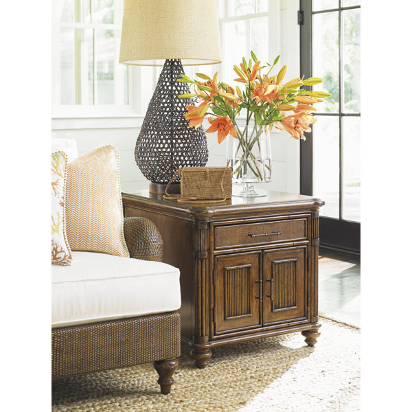 Tommy Bahama Home Bali Hai Mariner Storage End Table & Reviews | Perigold